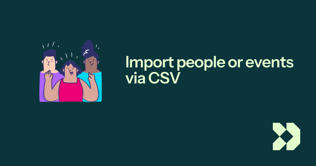Import people or events via CSV | Customer.io Docs